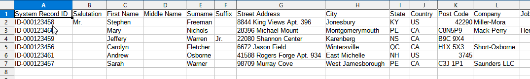 Custom Screening Templates
