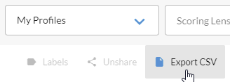 Exporting a Profile