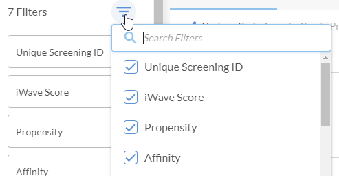 Filtering Screening Results