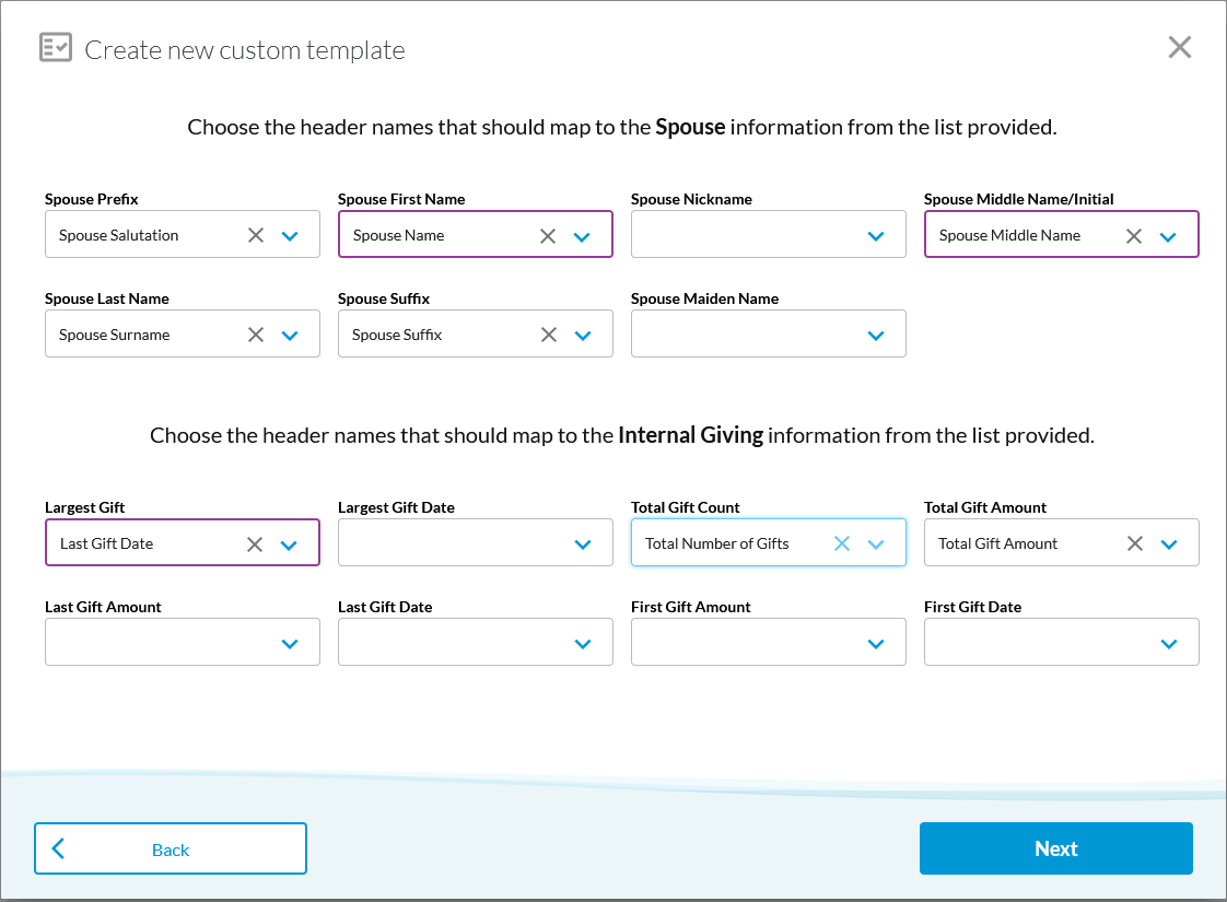 Custom Screening Templates